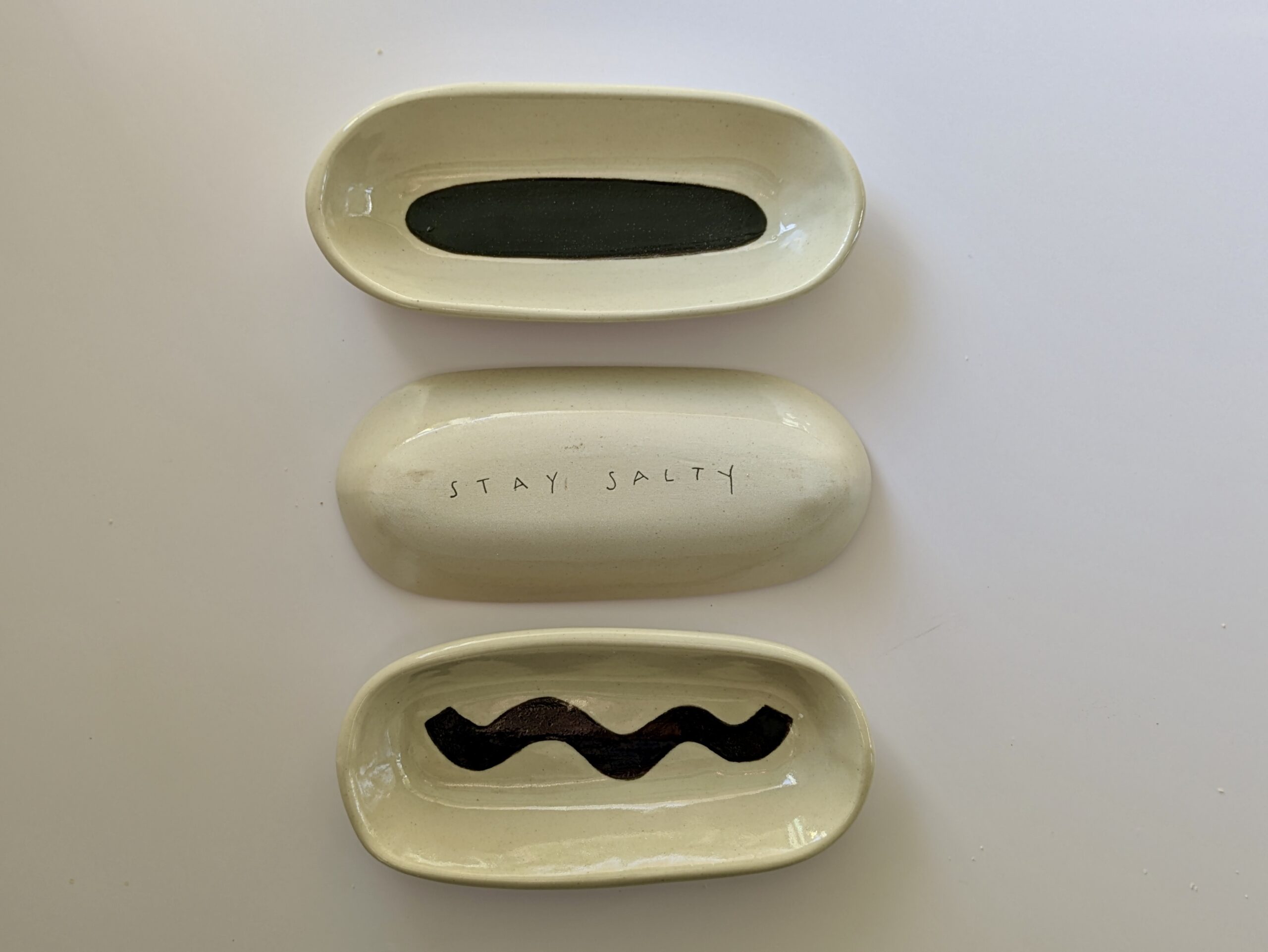Black Dipping Dish : Nons Original Pinching Salts